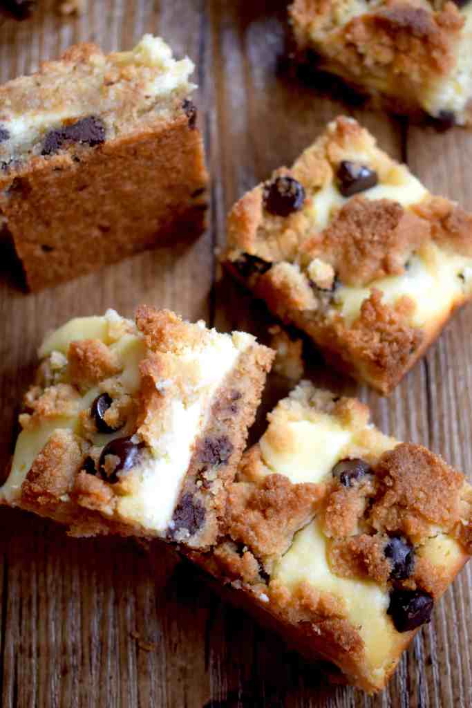Keto Chocolate Chip Cookie Cheesecake Bars - Mouthwatering Motivation