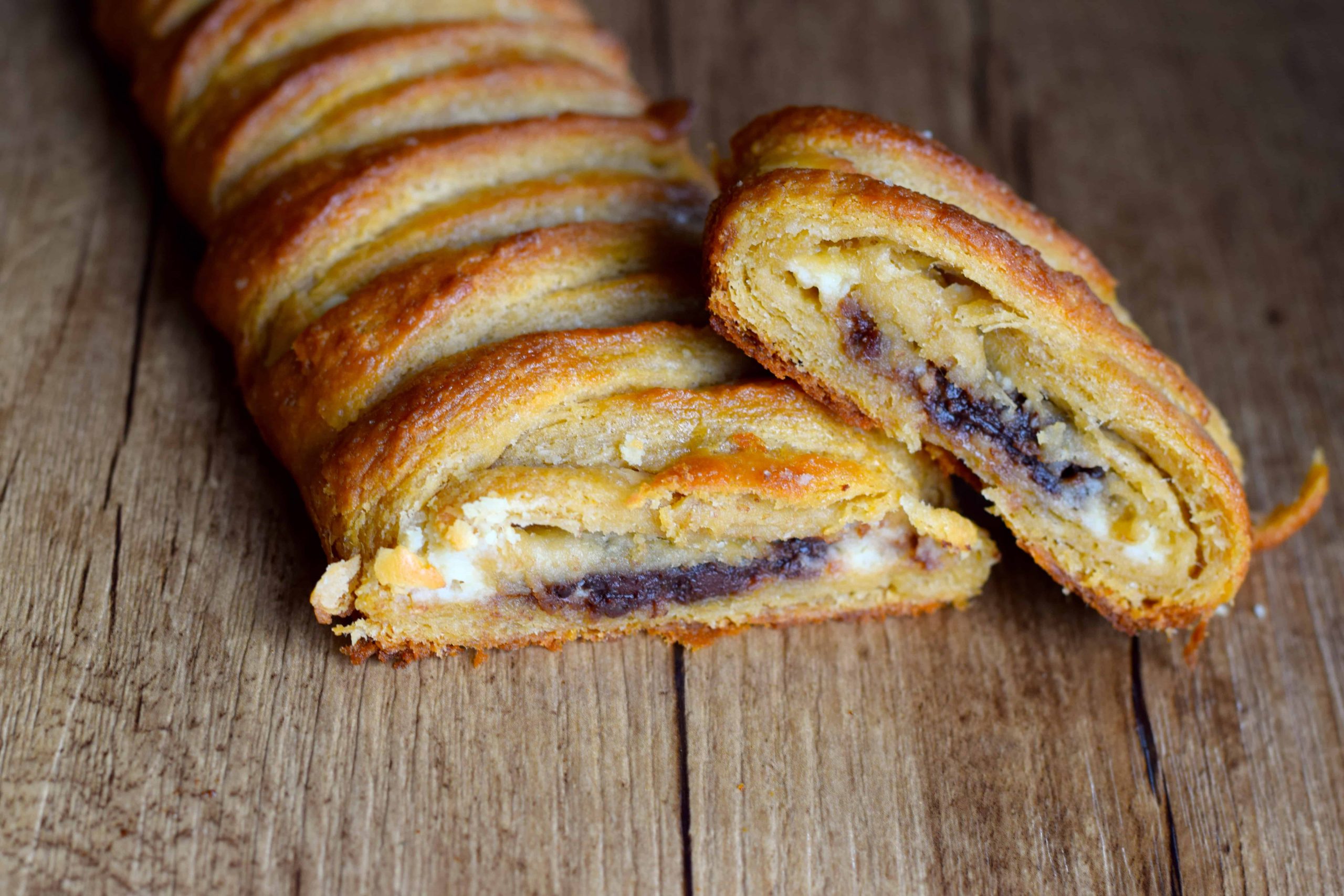 Keto Chocolate Cream Cheese Braid - Mouthwatering Motivation