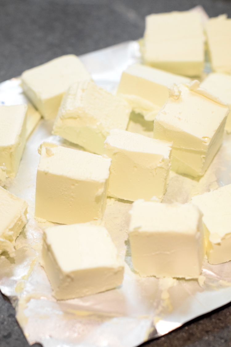 cubed cream cheese - Mouthwatering Motivation
