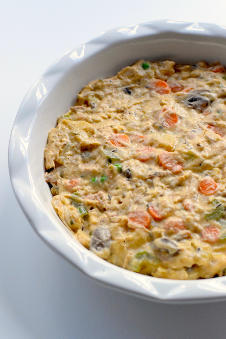 keto chicken pot pie filling recipe - Mouthwatering Motivation