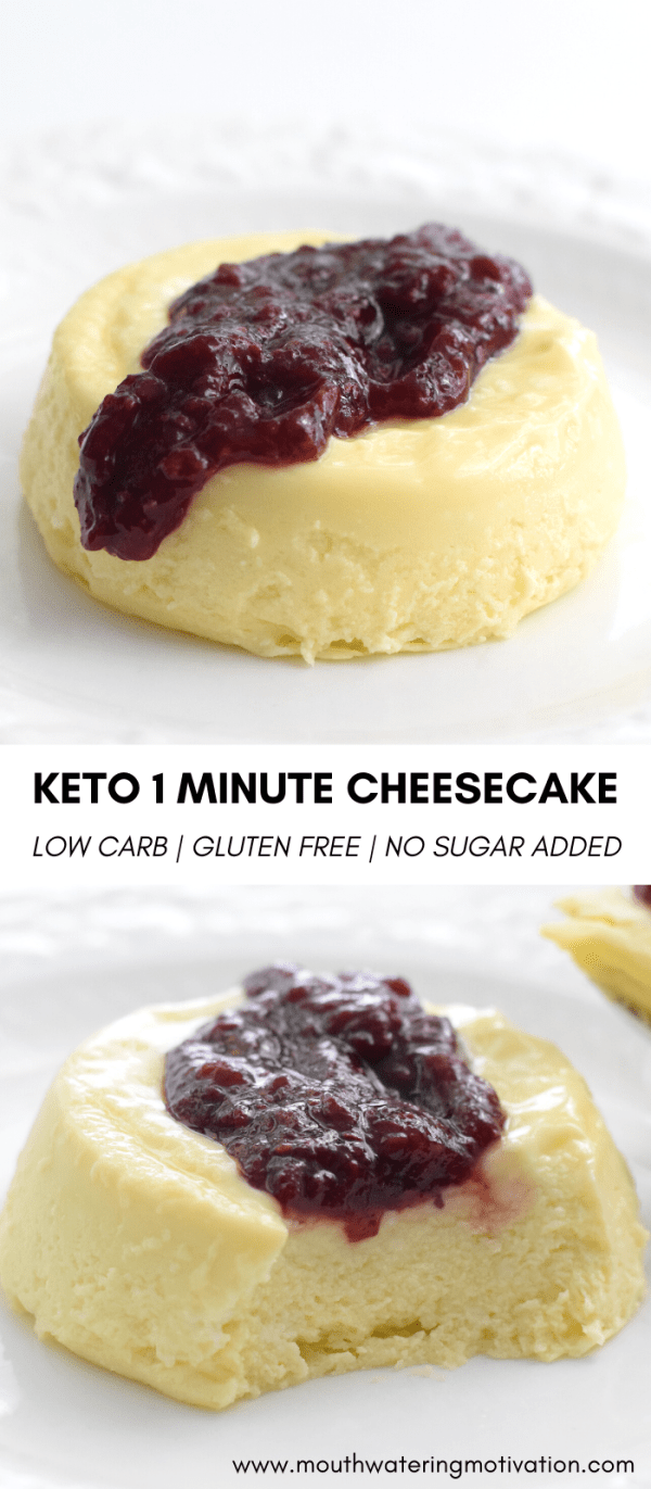 Keto Cheesecake In a Mug - Mouthwatering Motivation